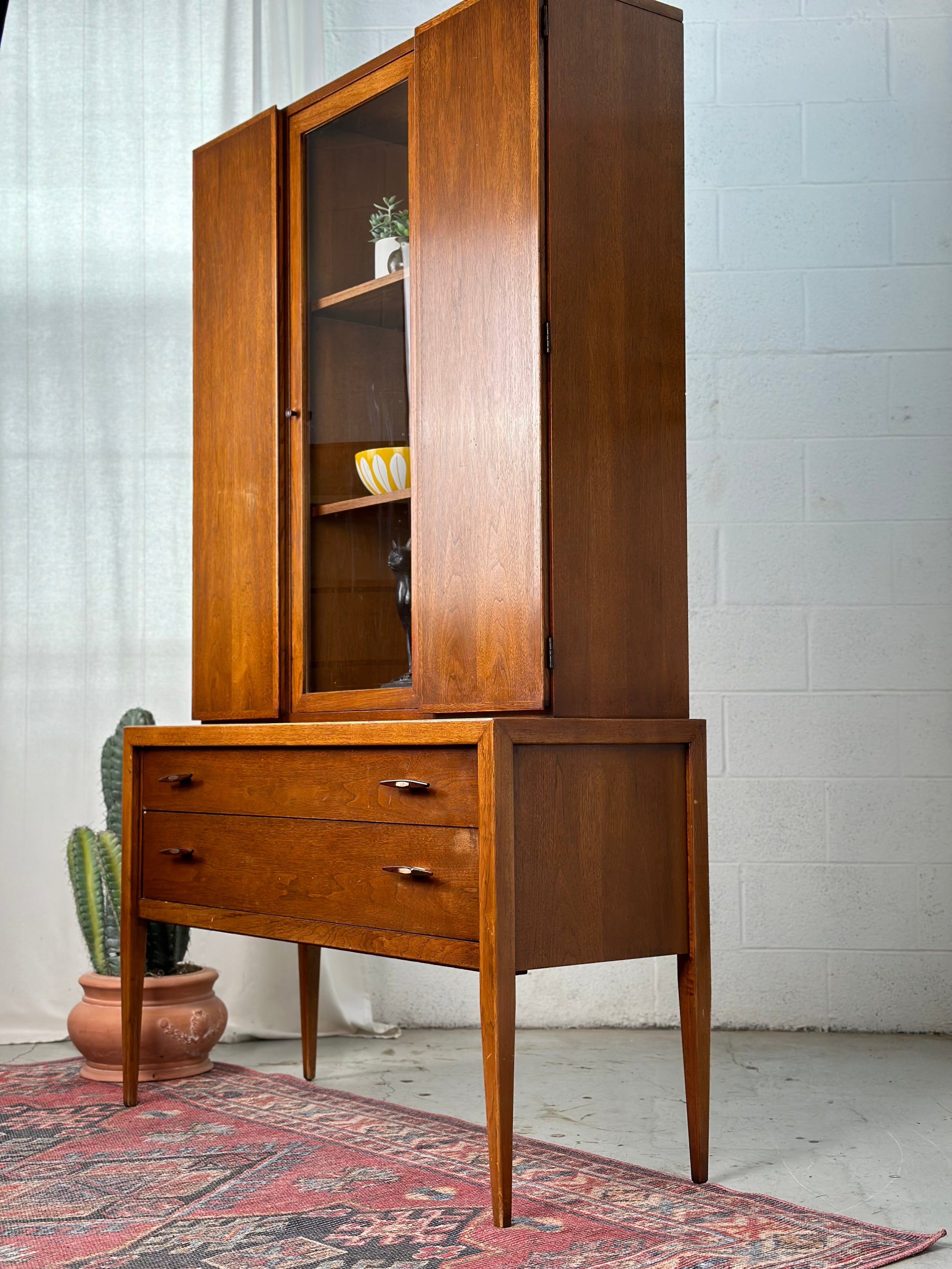 Mid Century Modern Hutch Cabinet