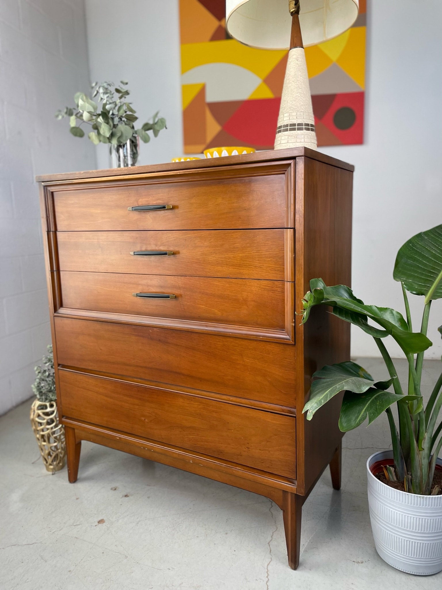 Dixie Highboy with Brass Pulls | SimplyMidKC