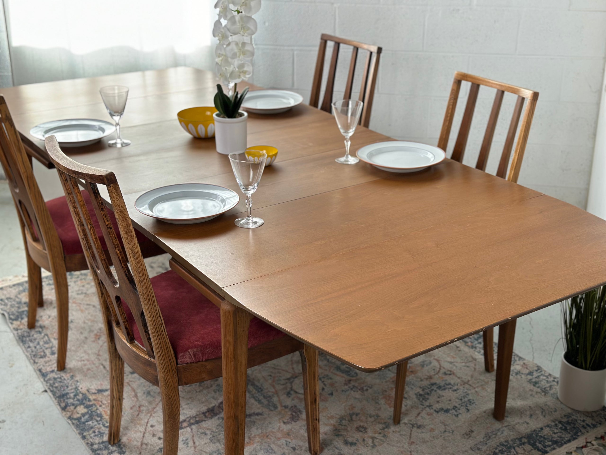 Mid-Century Modern Drexel Profile Dining Table | SimplyMidKC
